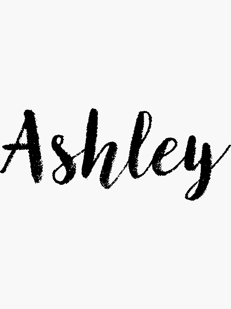 "Ashley - Name Stickers Tees Birthday" Sticker for Sale by klonetx ...