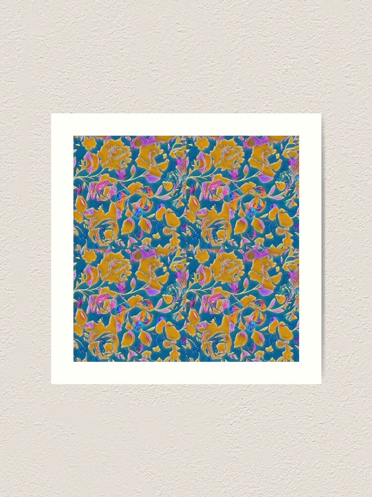 "Tacky hotel wallpaper " Art Print for Sale by NeverNanashi | Redbubble