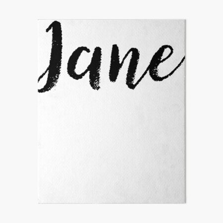 "Jane - Name Aufkleber T-Shirts Geburtstag" Galeriedruck von klonetx ...