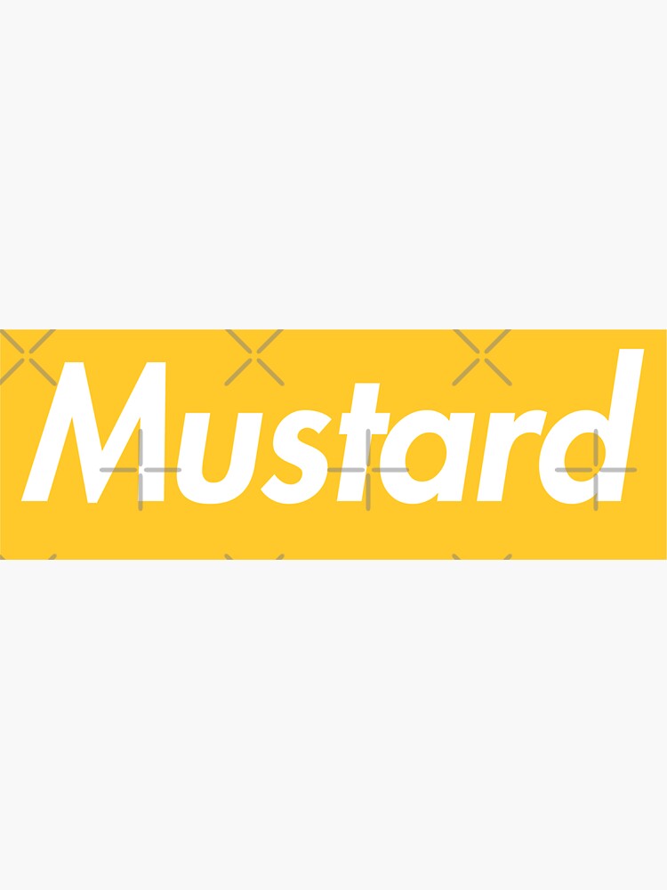 "Mustard" Sticker for Sale by ChiliRiver | Redbubble