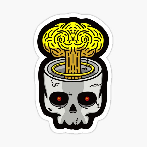 "Skully" Sticker by shanerounce | Redbubble