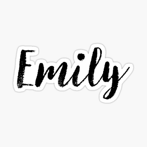 Name Emily Stickers | Redbubble