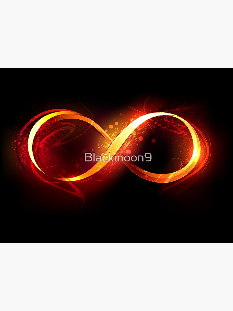 "Fire Symbol of Infinity" Sticker for Sale by Blackmoon9 | Redbubble