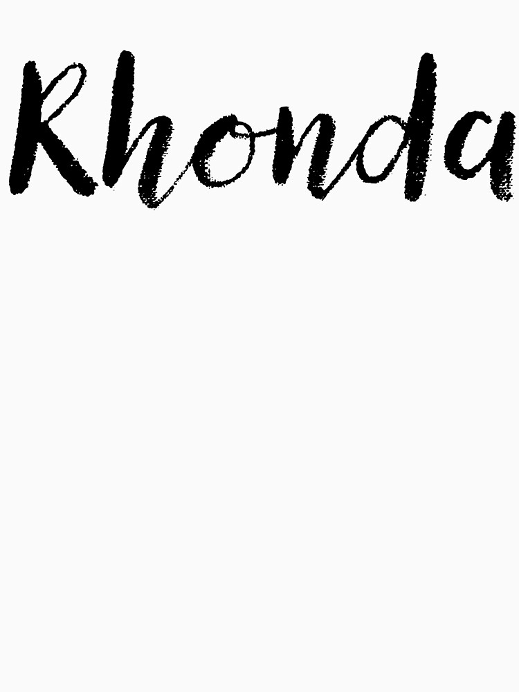 "Rhonda - Name Stickers Tees Birthday" T-shirt by klonetx | Redbubble