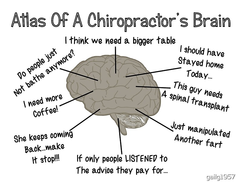 "Chiropractor Humor Sayings" by Gail Gabel, LLC | Redbubble