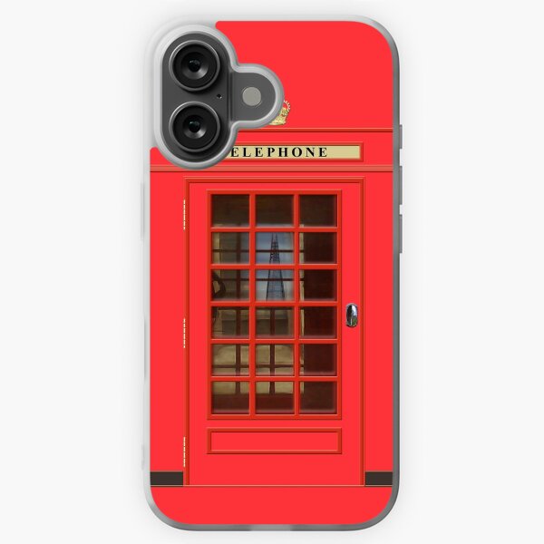 "British Red Phone box with The Shard" iPhone Case for Sale by John ...