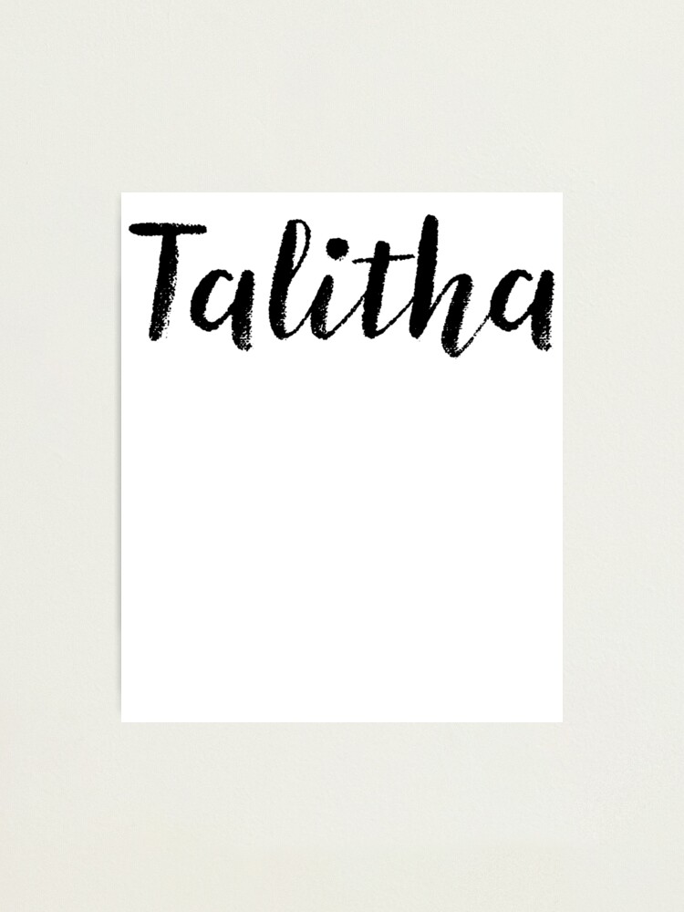 Lámina fotográfica «Talitha - Nombres lindos de la muchacha para la ...