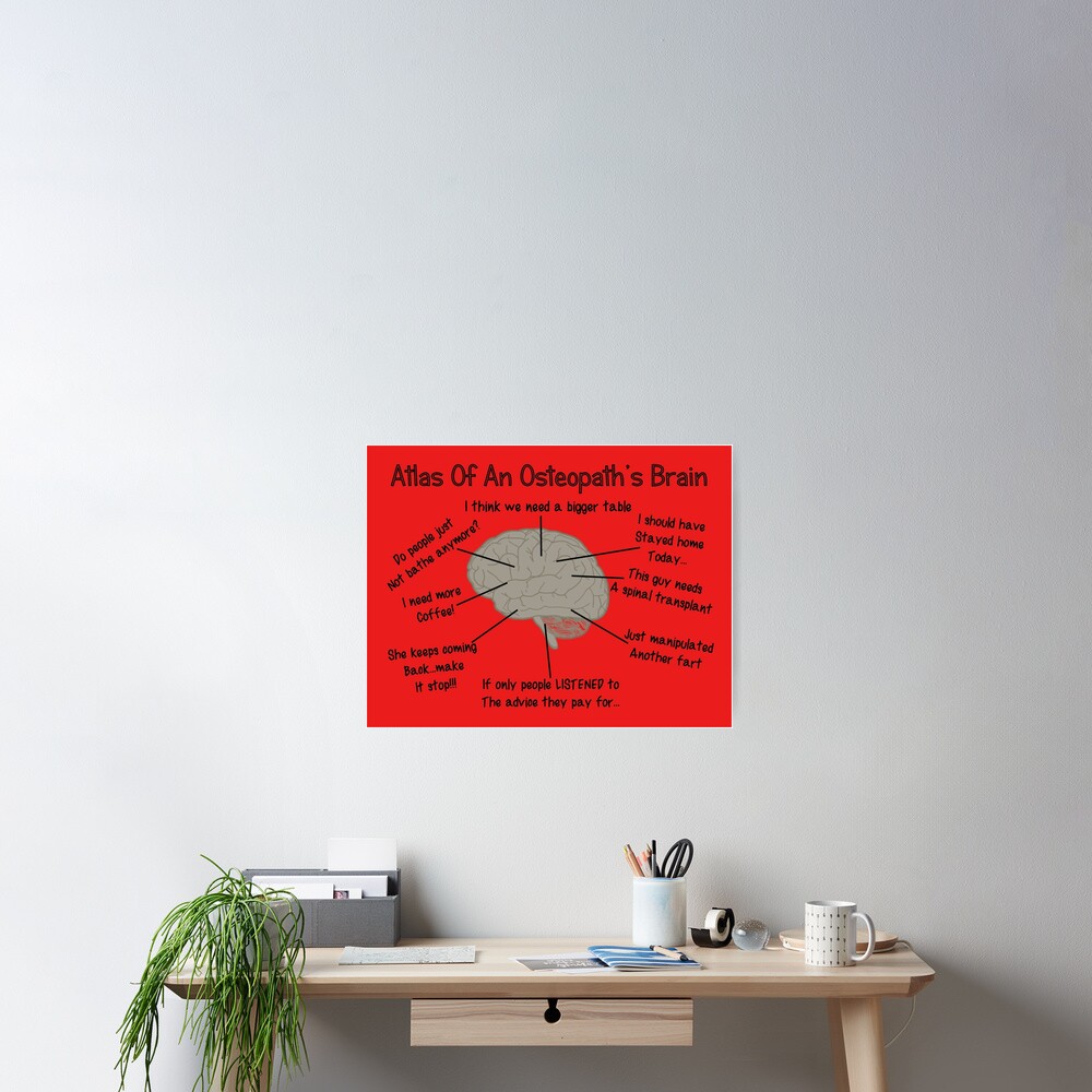 "Funny Osteopathic Physician Gifts" Poster by gailg1957 | Redbubble