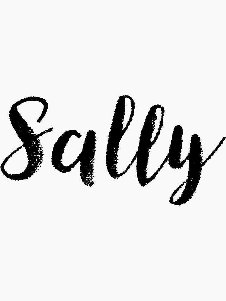 Pegatina «Sally - Nombre Pegatinas Tees Cumpleaños» de klonetx | Redbubble
