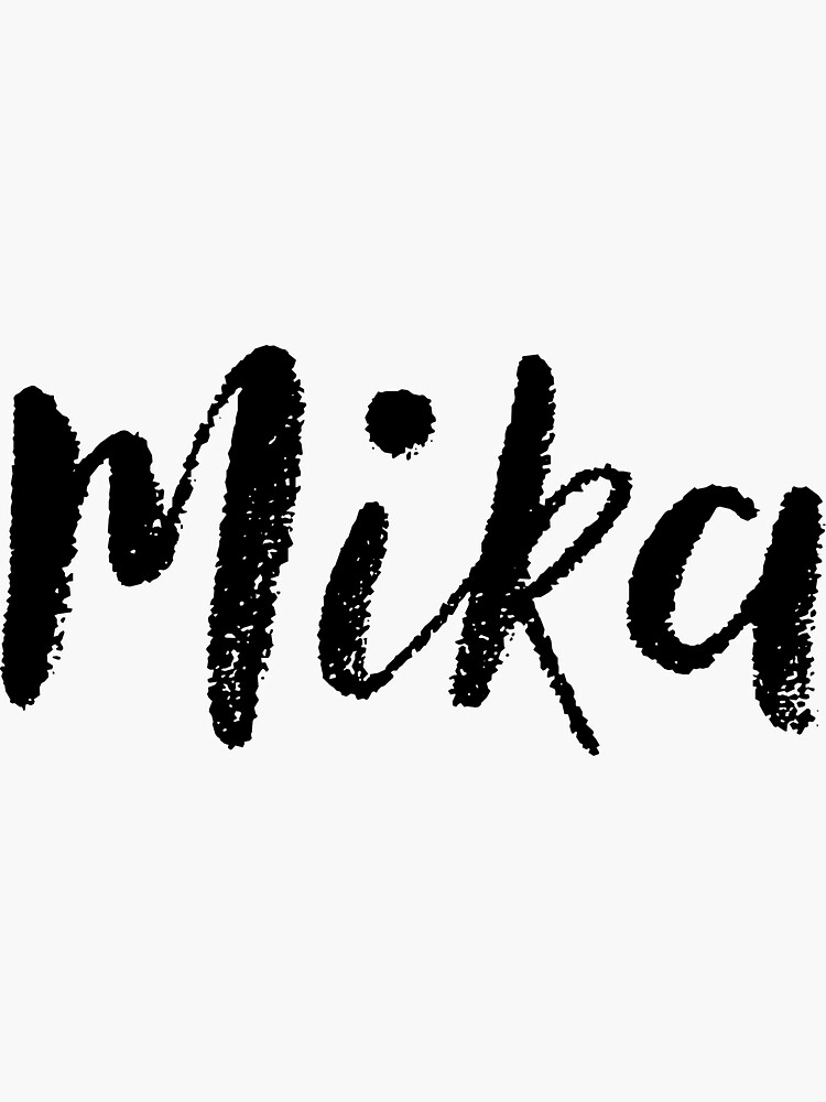 "Mika - Cute Girl Names For Wife Daughter" Sticker for Sale by ...