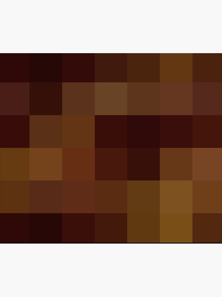 "Brown Pixel Camouflage" Sticker by EllieAnna | Redbubble
