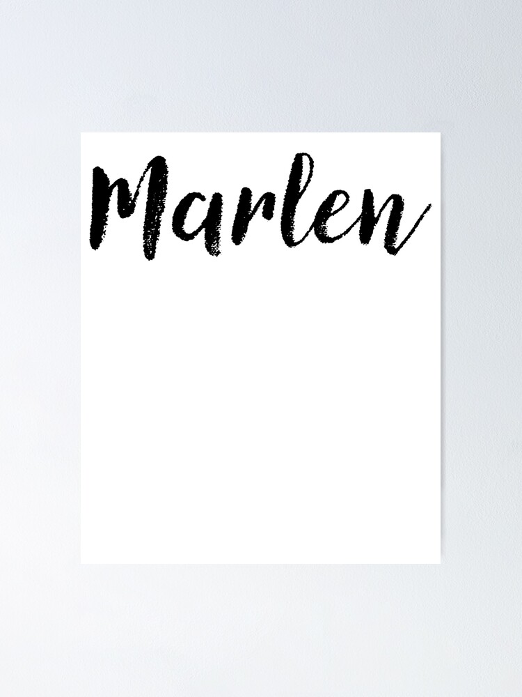 Póster «Marlen - Nombres lindos de la muchacha para la hija de la ...
