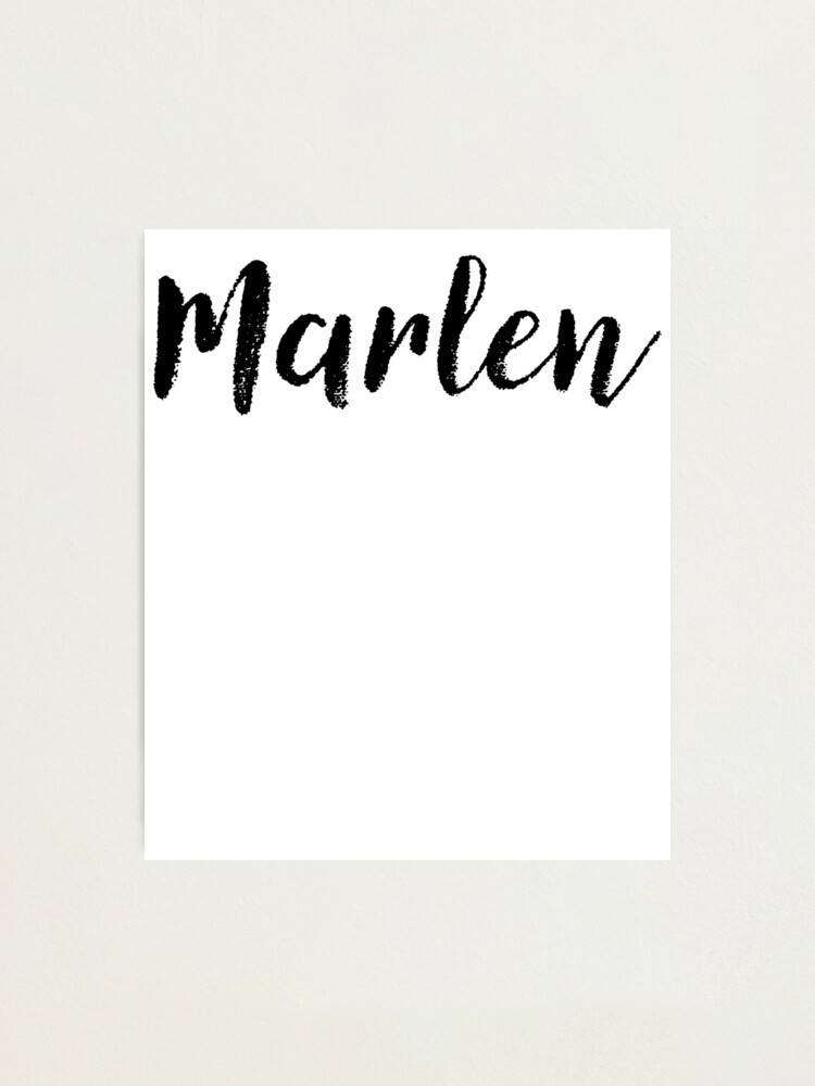 Lámina fotográfica «Marlen - Nombres lindos de la muchacha para la hija ...