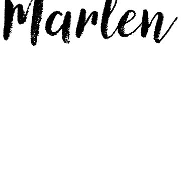"Marlen - Cute Girl Names For Wife Daughter" Sticker for Sale by ...