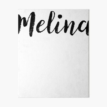 "Melina - Custom Wife Daughter Girl Stickers Shirts" Art Board Print by ...