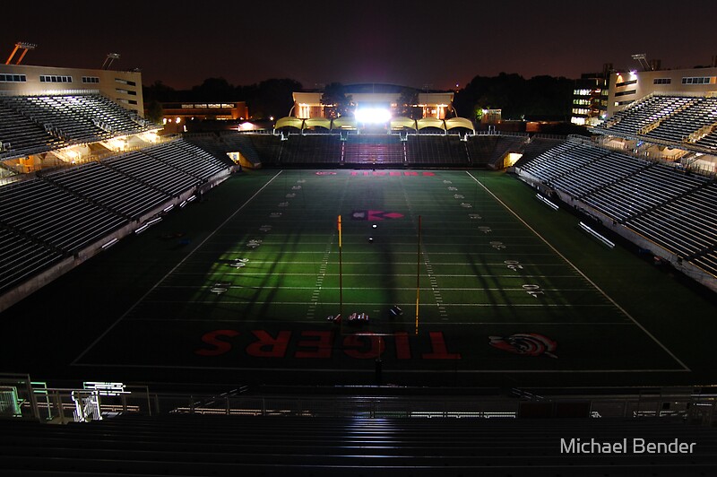 "Princeton University Football Staduim at Night" by Michael Bender ...