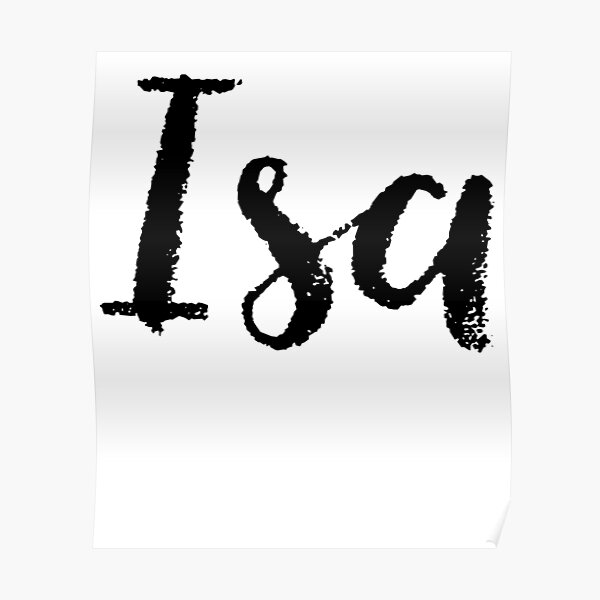 Póster «Isa - Nombres lindos de la muchacha para la hija de la esposa ...