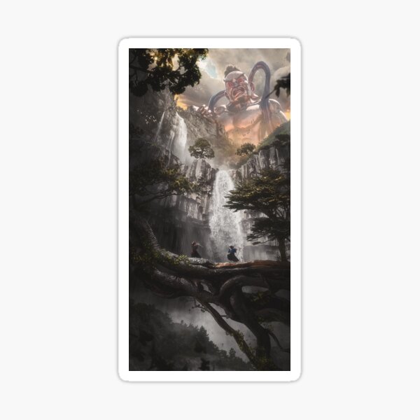 "Unexpected Guest" Sticker for Sale by rowye | Redbubble