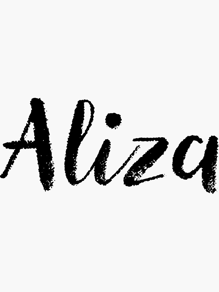 "Aliza - Cute Names For Girls Stickers & Shirts" Sticker for Sale by ...