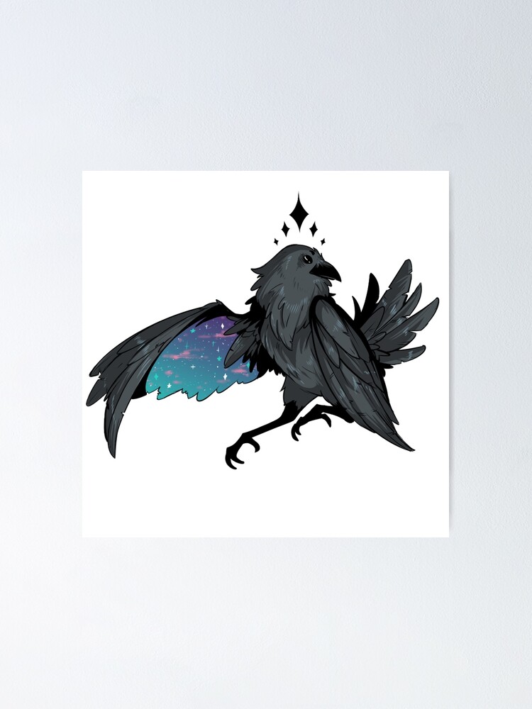 "Space Raven" Poster by squidbiscuit | Redbubble