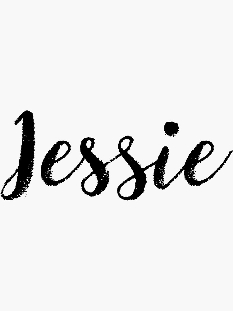 Pegatina «Jessie - Nombre Pegatinas Tees Cumpleaños» de klonetx | Redbubble