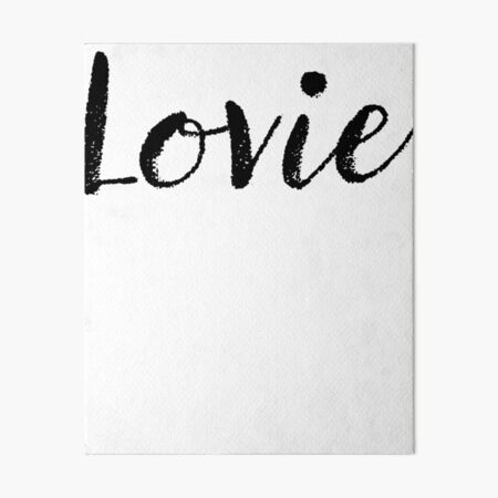 Lámina rígida «Lovie - Etiquetas engomadas de encargo de la niña de la ...
