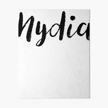 Lámina rígida «Nydia - Etiquetas engomadas de encargo de la niña de la ...