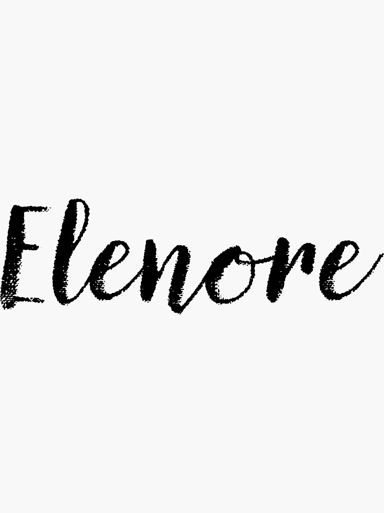 Pegatina «Elenore - Nombres lindos de la muchacha para la hija de la ...