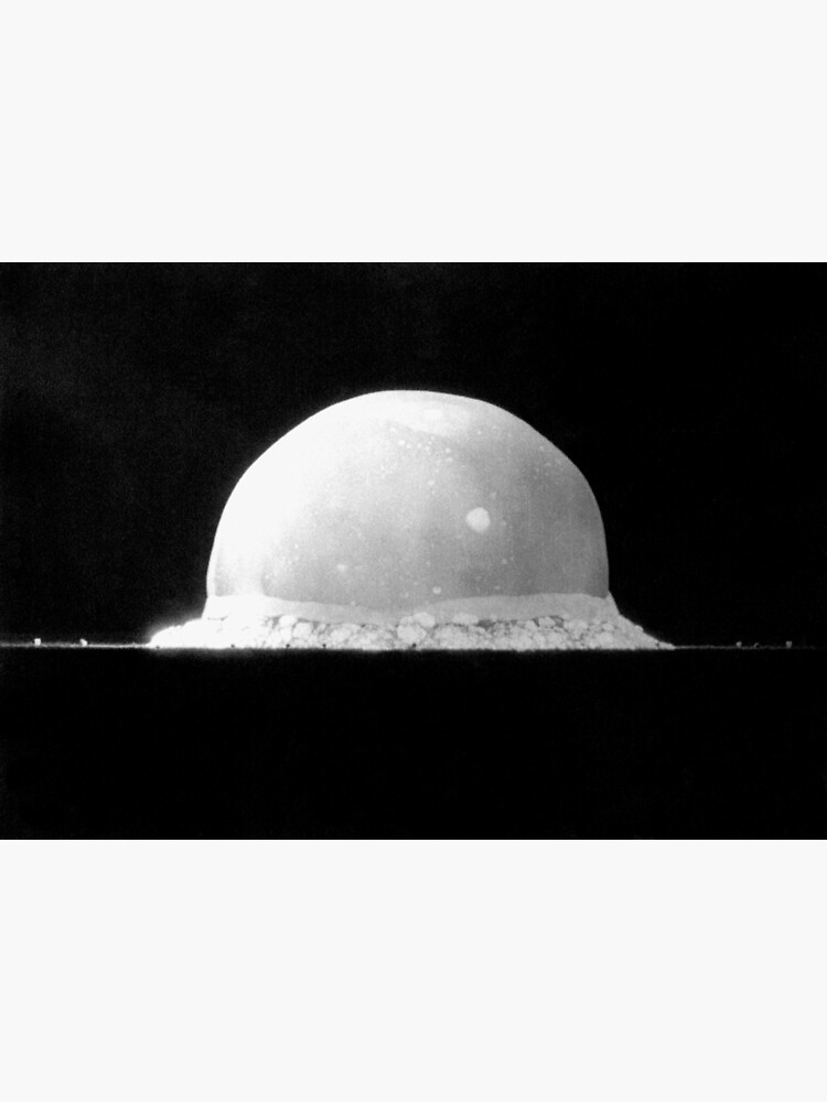 "Trinity Nuclear Test Bomb Fireball - 1945" Poster for Sale by ...