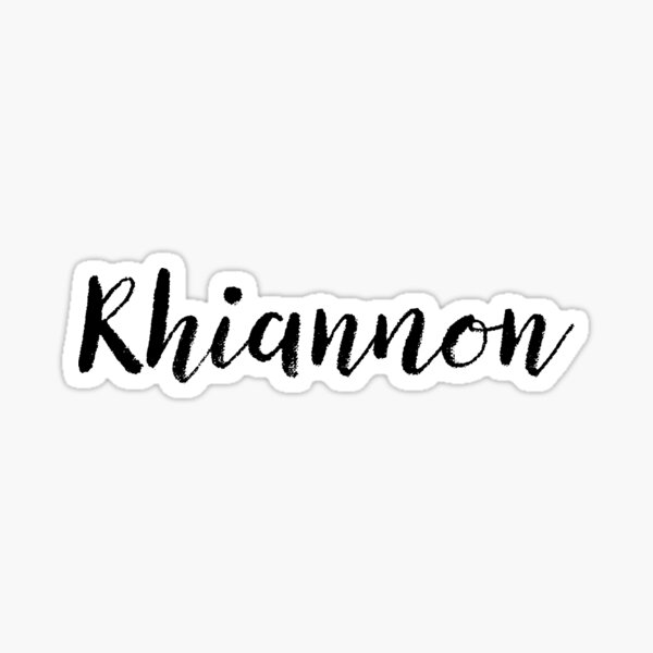 "Rhiannon - Custom Girl Name Gifts" Sticker for Sale by stamaigra ...