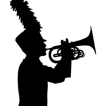 "Marching Band Mellophone" Sticker for Sale by Vistascribe | Redbubble