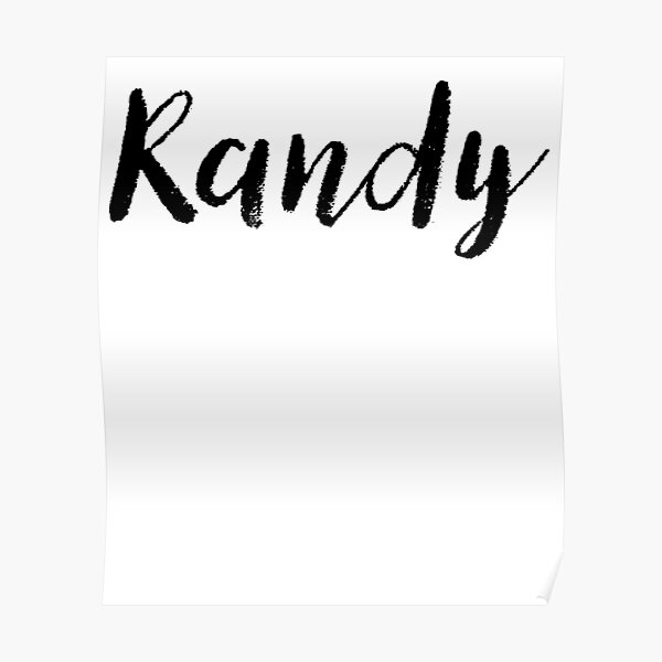 "Randy - Custom Wife Daughter Girl Stickers Shirts" Poster by stamaigra ...