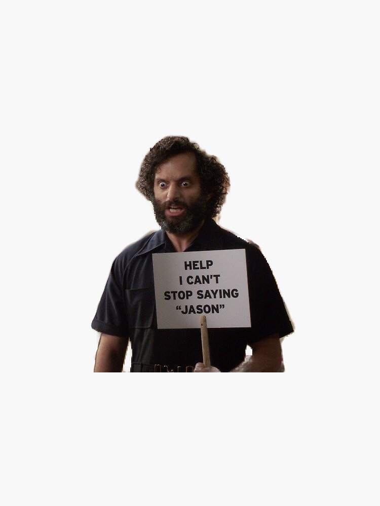 "The Good Place Derek" Sticker for Sale by Bessy | Redbubble