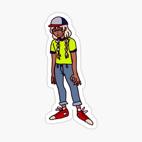 "hey look over here" Sticker by nagatsuka | Redbubble