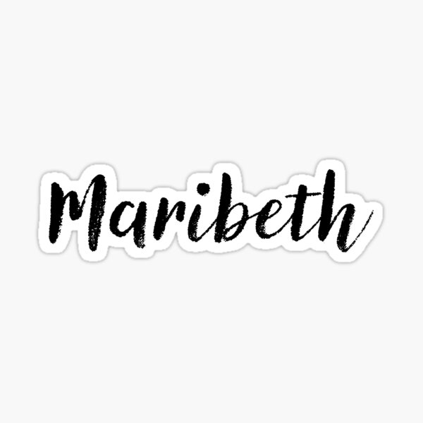 Pegatina «Maribeth - Etiquetas engomadas de encargo de la niña de la ...