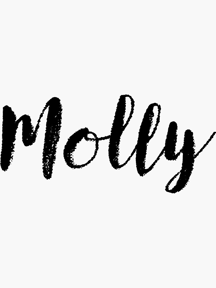 "Molly - Name Stickers Tees Birthday" Sticker for Sale by klonetx ...