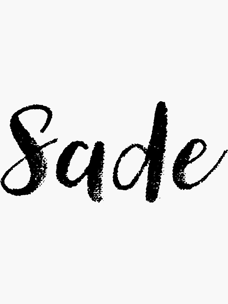 "Sade - Custom Girl Name Gifts" Sticker by stamaigra | Redbubble