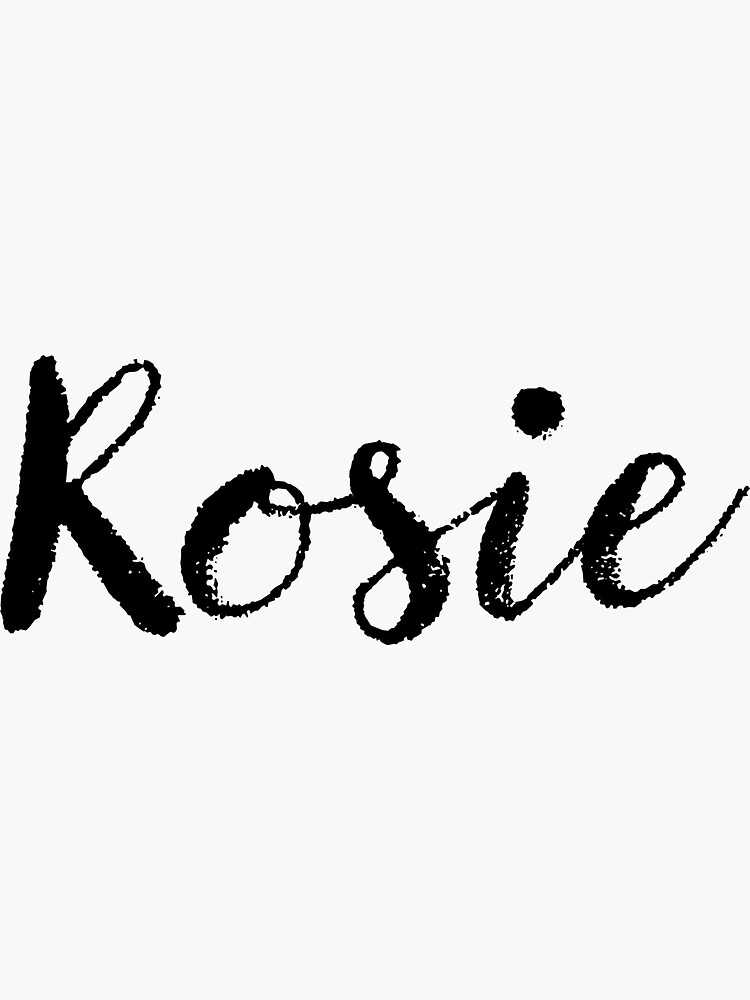 "Rosie - Name Stickers Tees Birthday" Sticker by klonetx | Redbubble