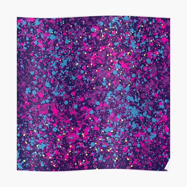"Confetti Spray Art " Poster for Sale by endidesigns | Redbubble