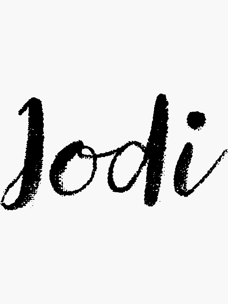 "Jodi - Name Stickers Tees Birthday" Sticker for Sale by klonetx ...