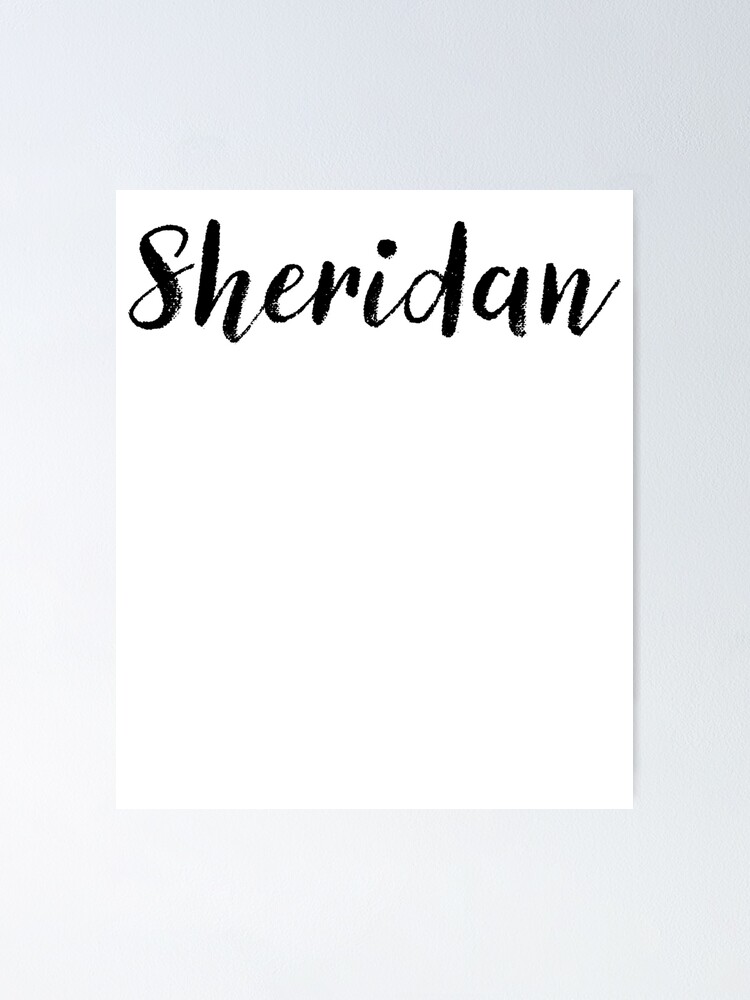Póster «Sheridan - Nombres lindos de la muchacha para la hija de la ...
