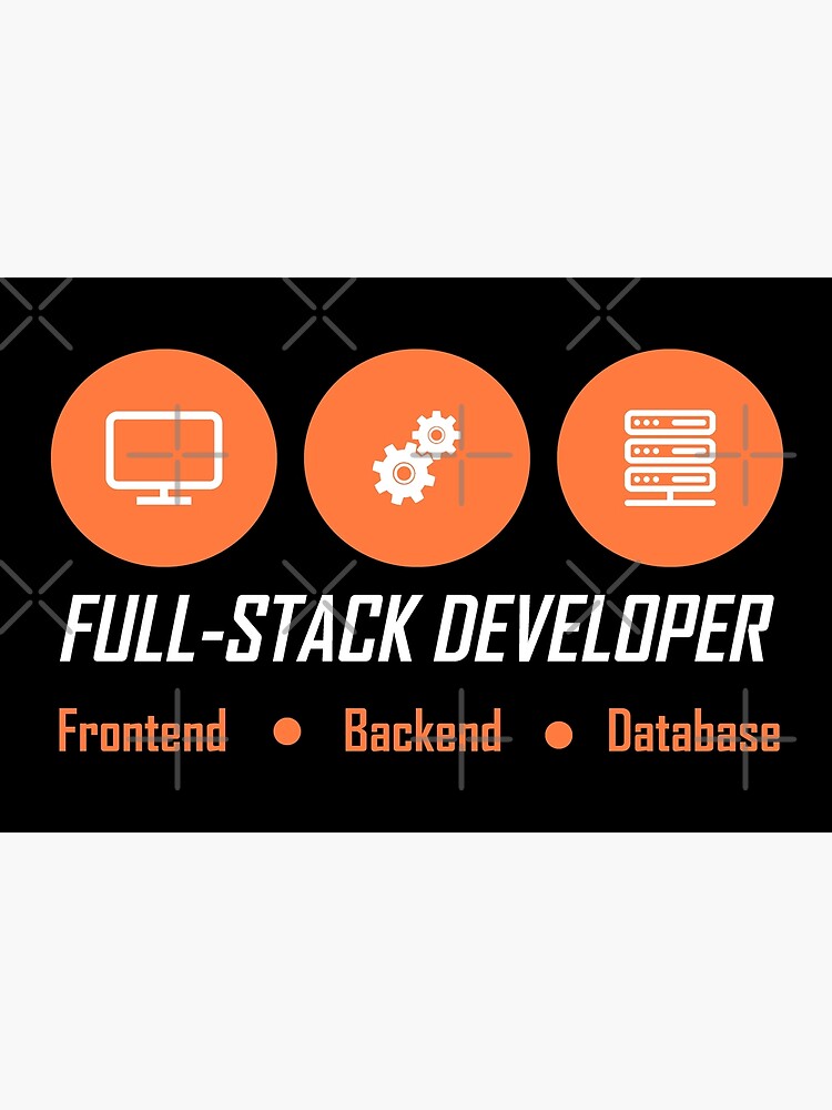 "fullstack developer full-stack developer" Art Print for Sale by ...