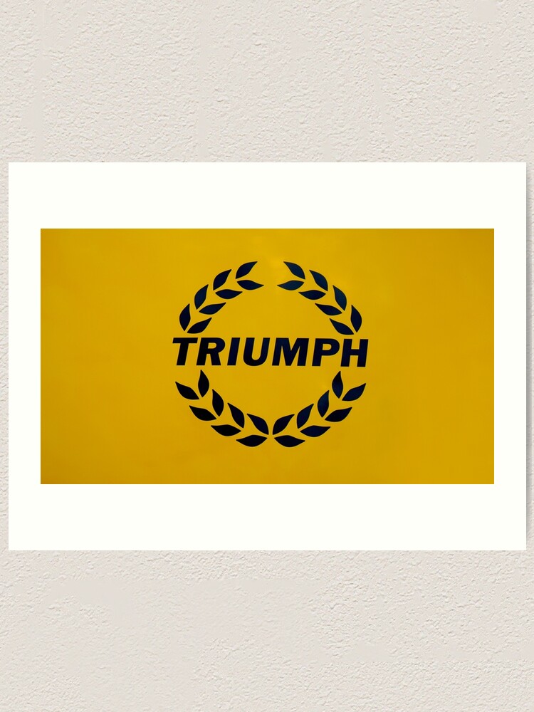 "Triumph logo, TR7 Logo" Art Print by matt145qv | Redbubble