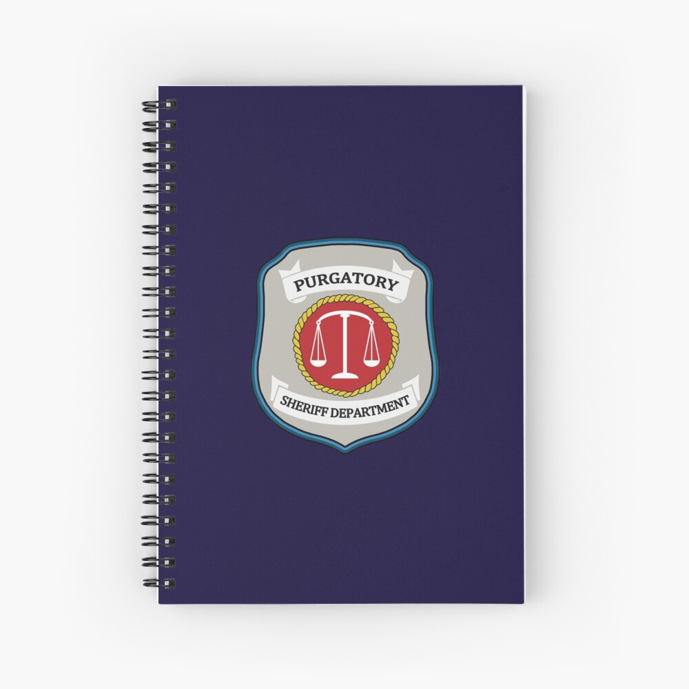 "Wynonna Earp - Purgatory Sheriff Department Patch" Spiral Notebook by ...