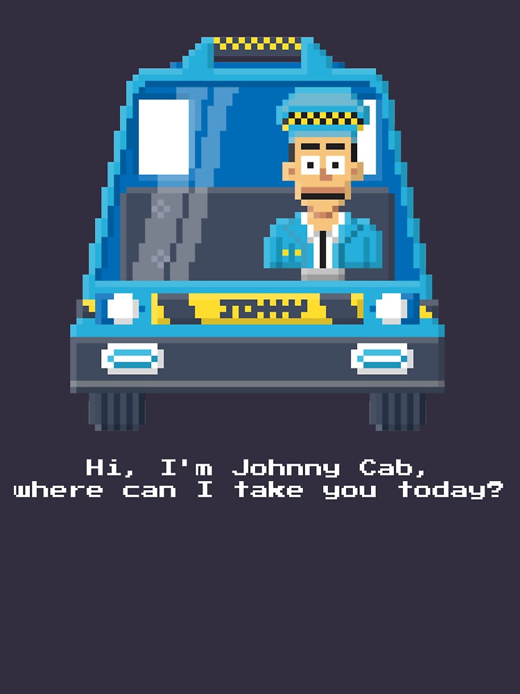 "Johnny Cab - Total Recall Pixel Art" T-shirt for Sale by Gwendal ...