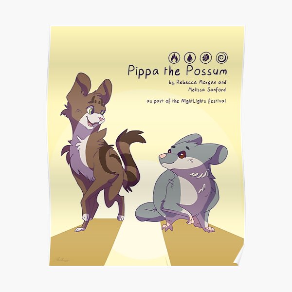"Pippa the Possum poster" Poster for Sale by EpikBecky | Redbubble