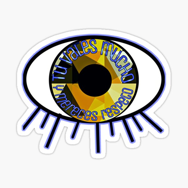 "Ojo Mucho Ojo YLW" Sticker by NeverNanashi | Redbubble