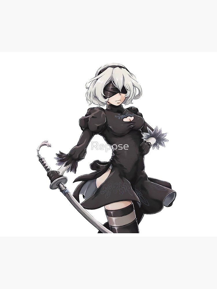 "NieR Automata - 2B" Travel Coffee Mug for Sale by Repose | Redbubble