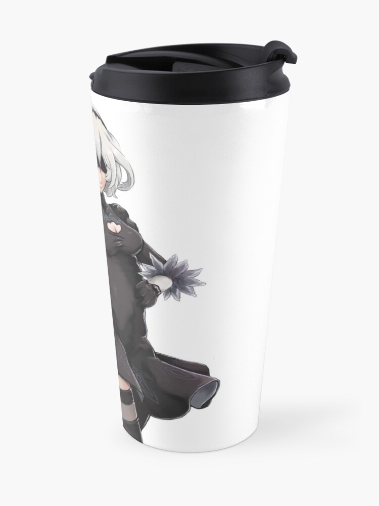 "NieR Automata - 2B" Travel Coffee Mug for Sale by Repose | Redbubble