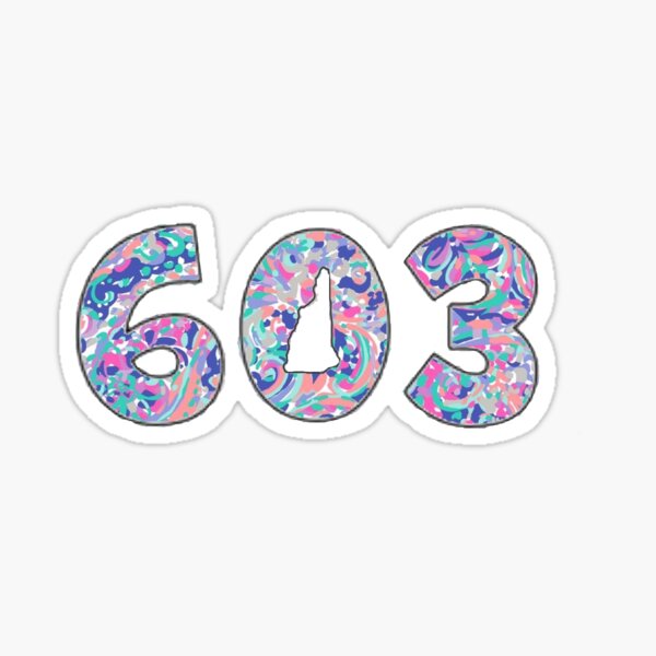 "NH 603" Sticker for Sale by wostaa | Redbubble